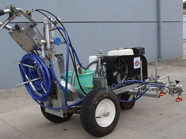 Cold Plastic Road Marking Machine Working Video - Nanjing Roadsky ...