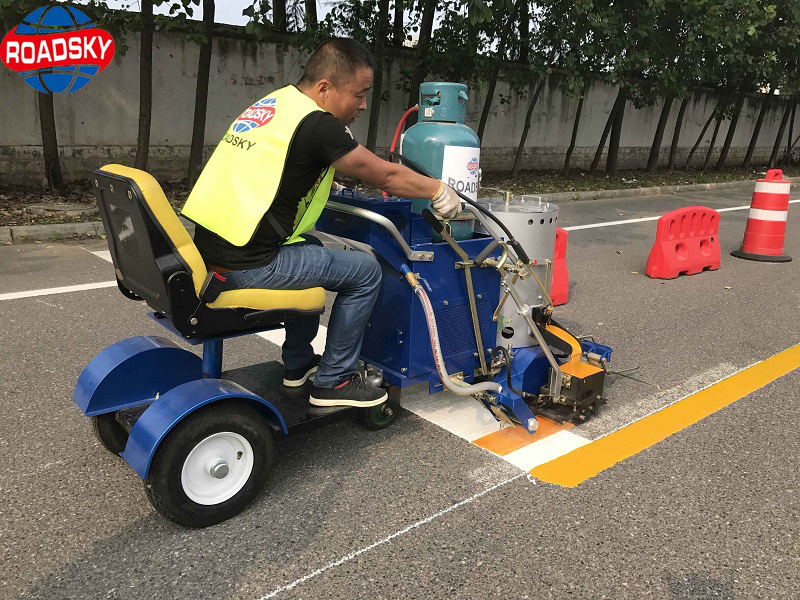 Line Striping Driver With Thermoplastic Road Marking Machine - Nanjing ...